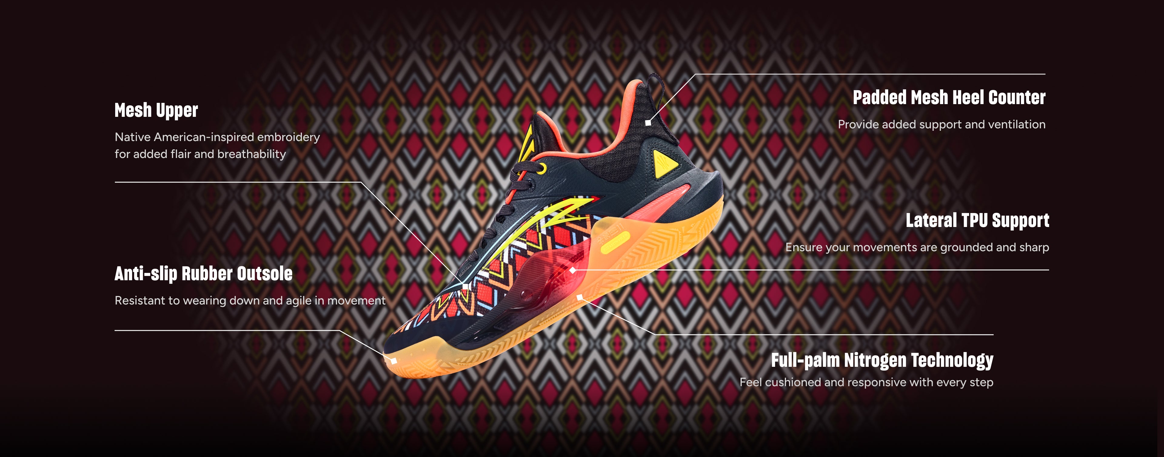 Men's ANTA KAI 1 SPEED "Tribe" Basketball Shoes | Kyrie Irving Shoes ...