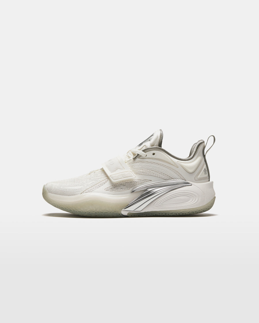 Kids' ANTA KAI 1 "Yang" Basketball Shoes | Triple White | Kyrie Irving Shoes | ANTA US